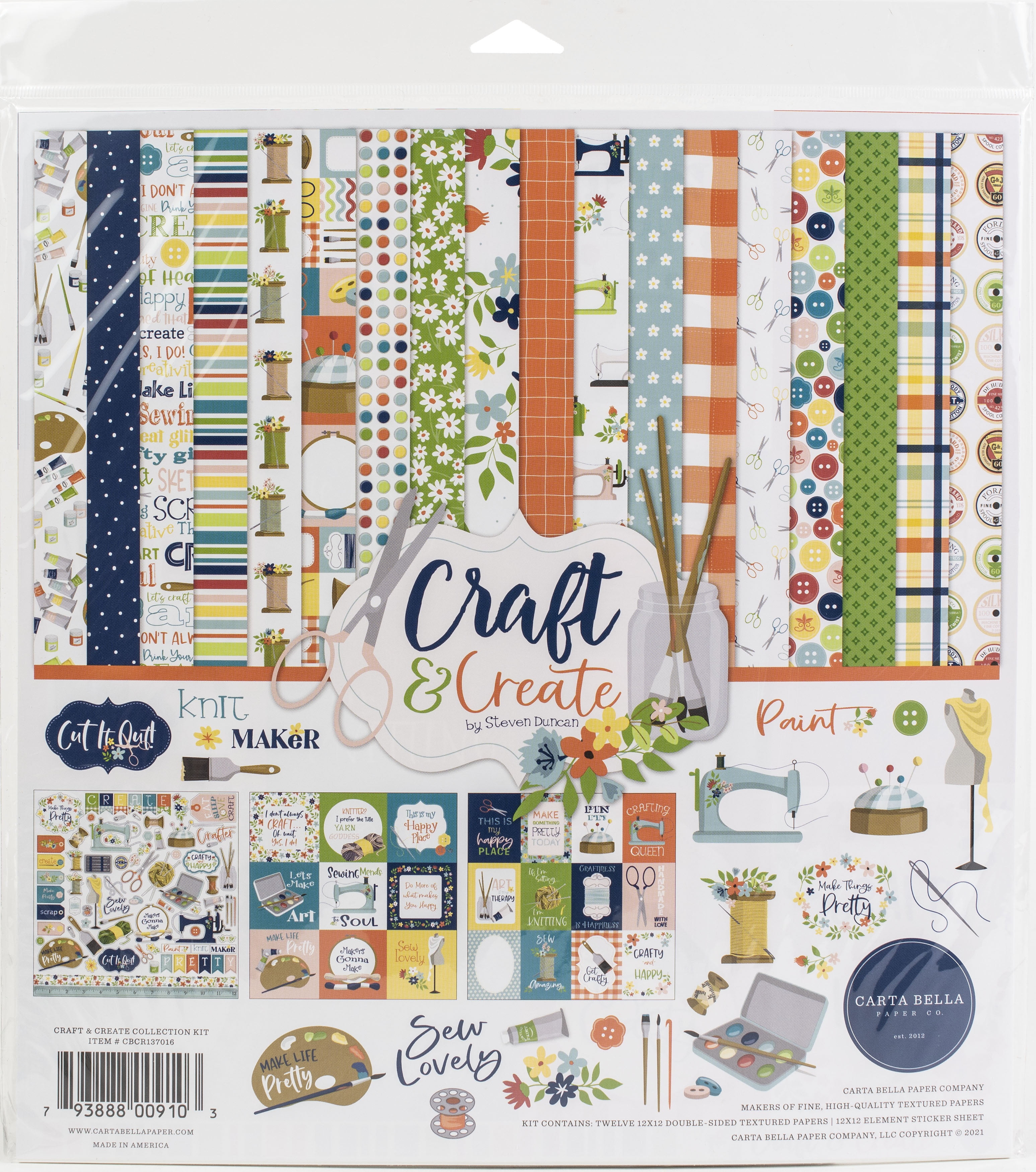 Carta Bella Collection Kit 12"X12"-Craft & Create - Walmart.com