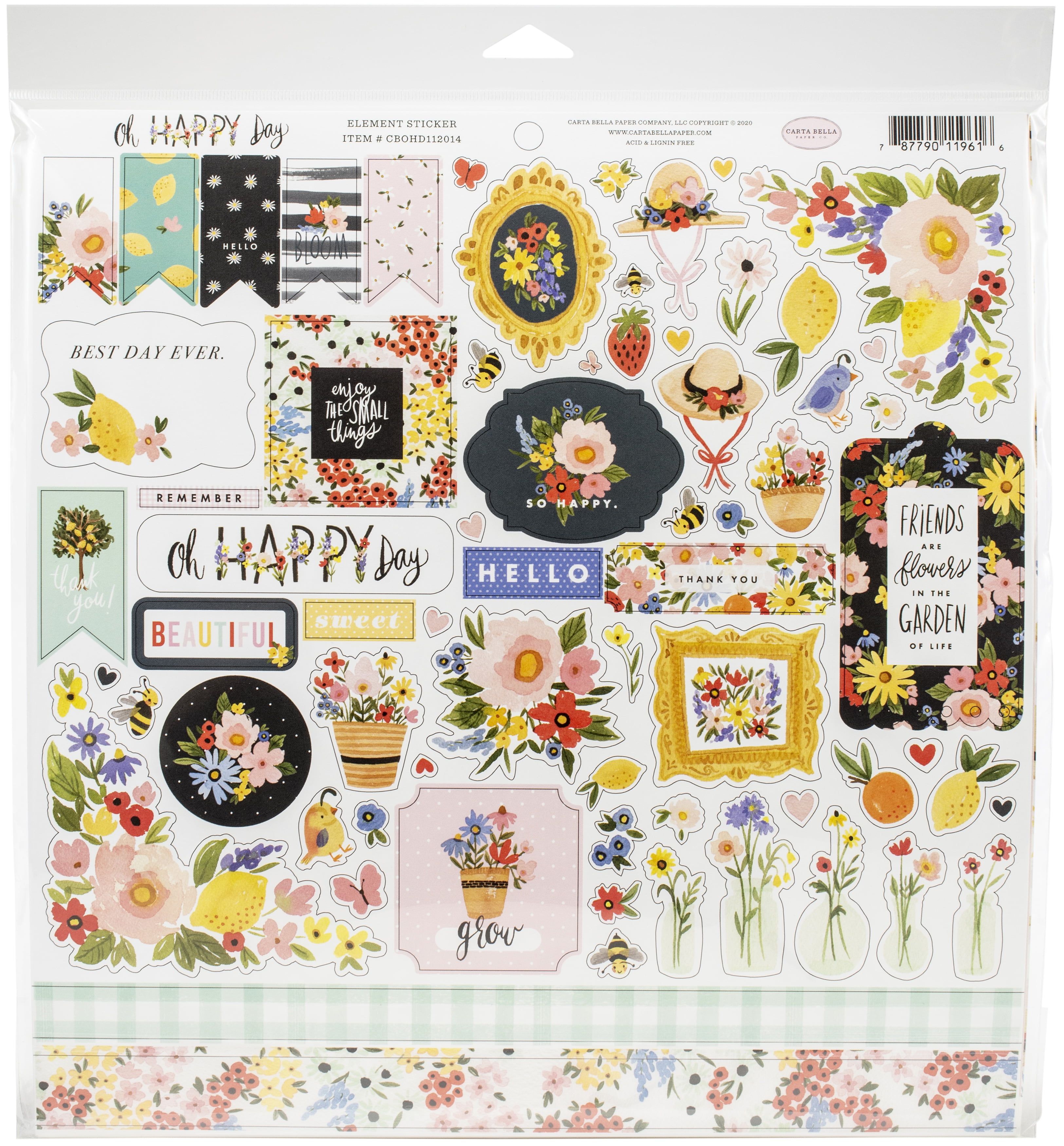 Carta Bella Collection Kit 12"X12"-Oh Happy Day Spring - Walmart.com