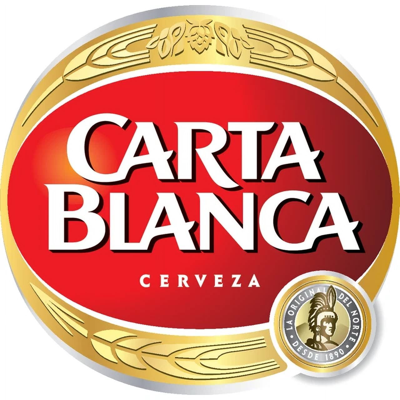 Carta Blanca Sticker Cerveza Mexico Beer Phone Decal Water Bottle ...