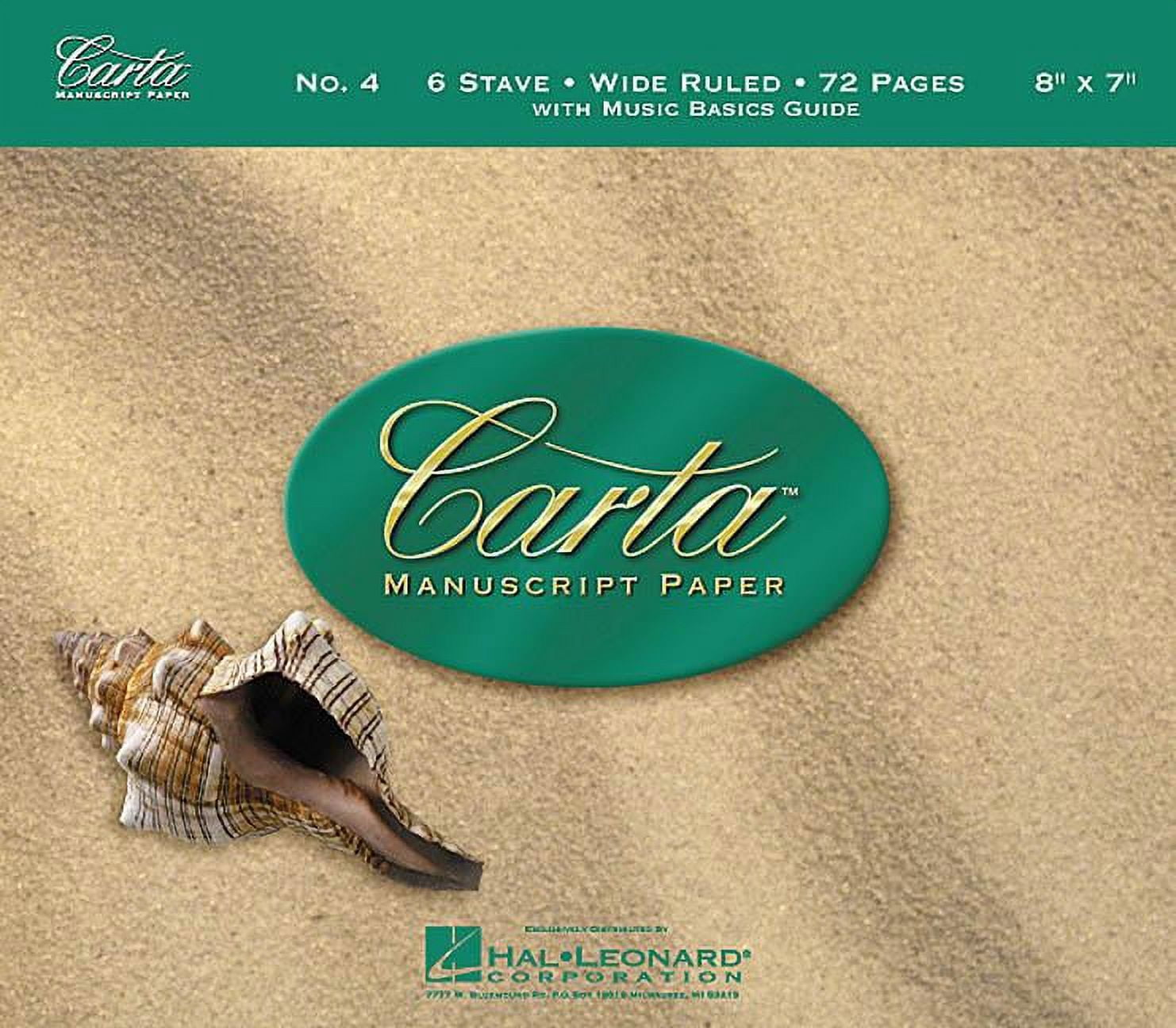 Carta Manuscript Paper No. 4 - Children's, (Spiral-Bound) - Walmart.com