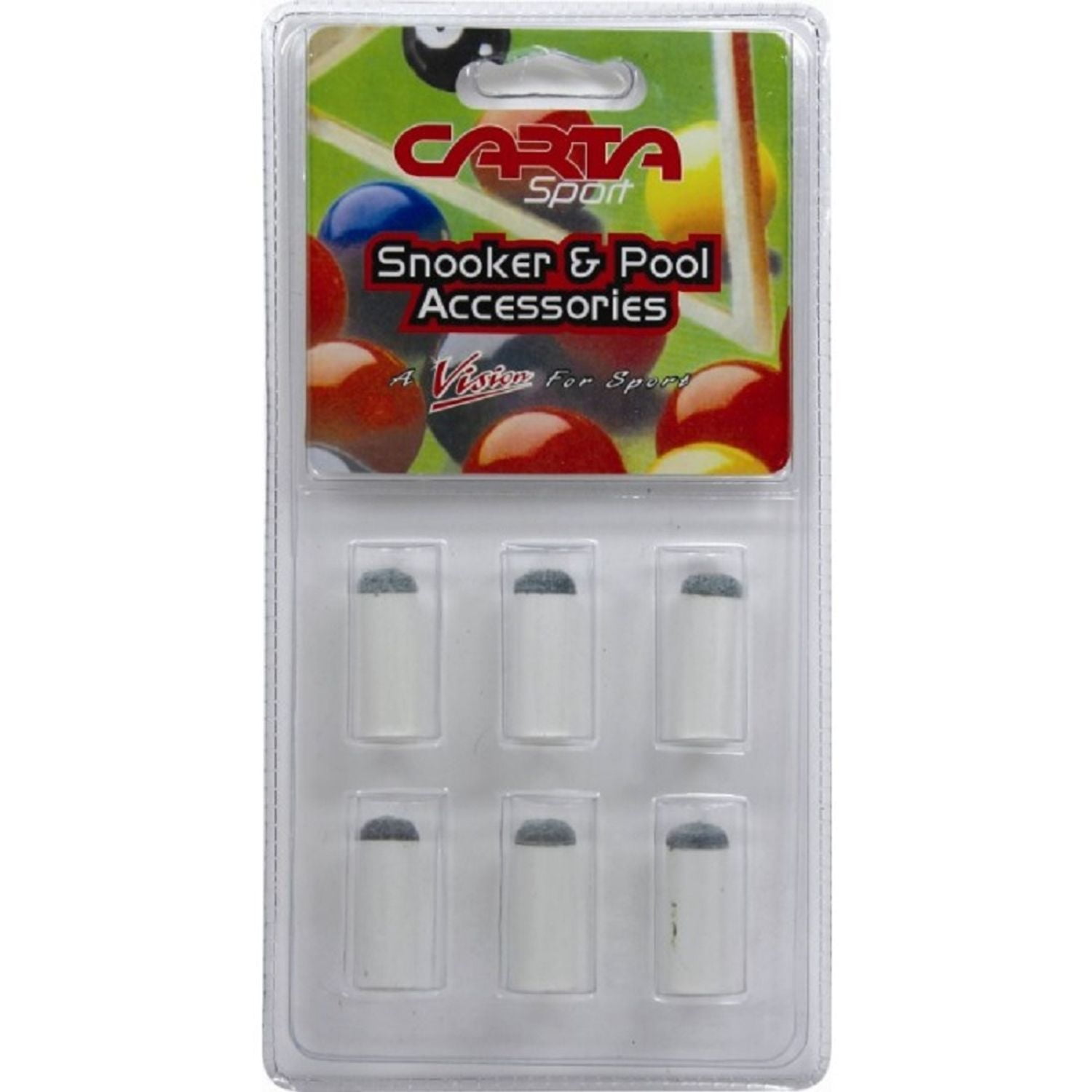 Carta Sport Pool Cue Tips (Pack of 6) - Walmart.com