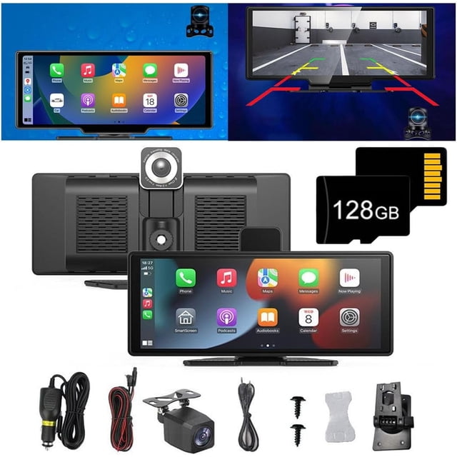 Cartablet Pro Max 2025 Model, 10.26" HD Car Tablet with 4k Dash Cam ...