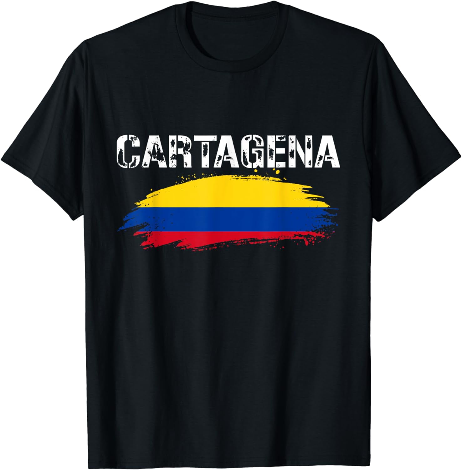 Cartagena Colombia Distressed Flag T-Shirt - Walmart.com