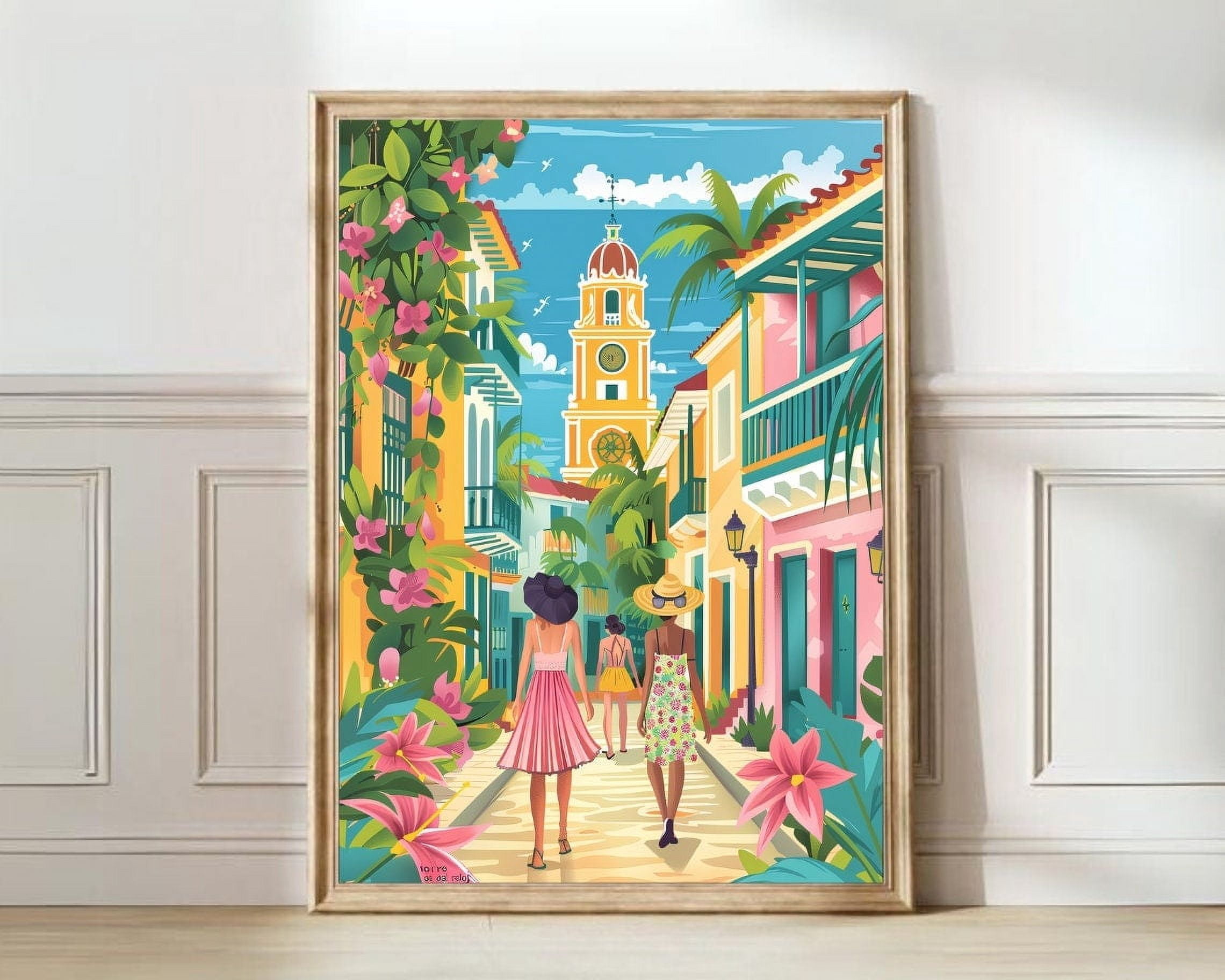 Cartagena Print Colombia Illustration Cartagena Travel Poster Cartagena ...