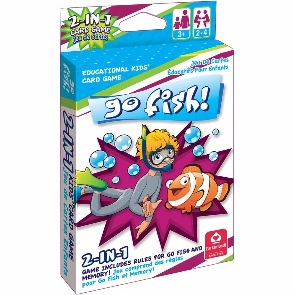 Cartamundi Go Fish Jumbo Kids Card Game (Pack of 84) - Walmart.com