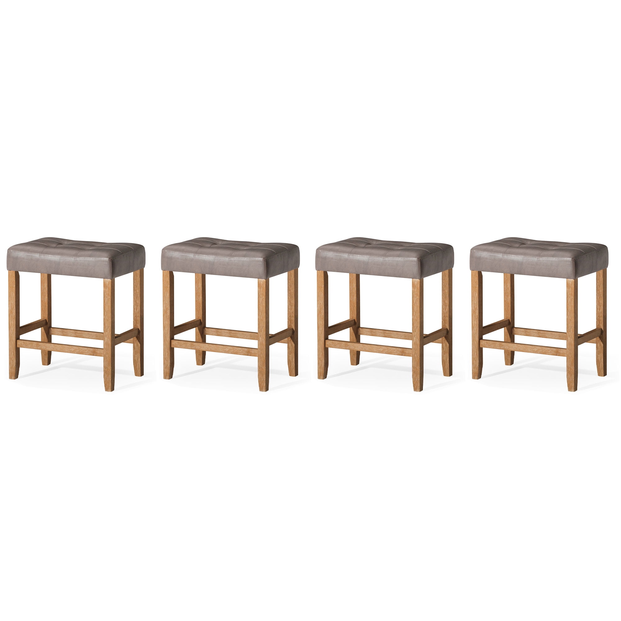 Carte: A La Carte Home Harper Counter Stool, Weathered Oak Wood Finish ...