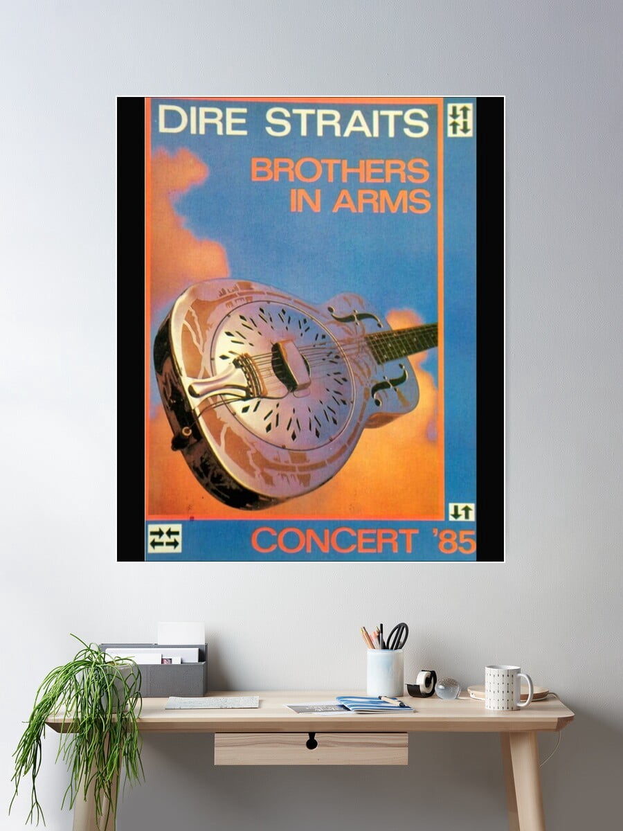 Cartel Clã¡Sico De Dire Straits In Concert Camiseta Clã¡Sica Poster ...