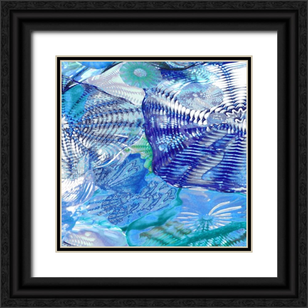 Carter, Charlie 15x15 Black Ornate Wood Framed with Double Matting ...