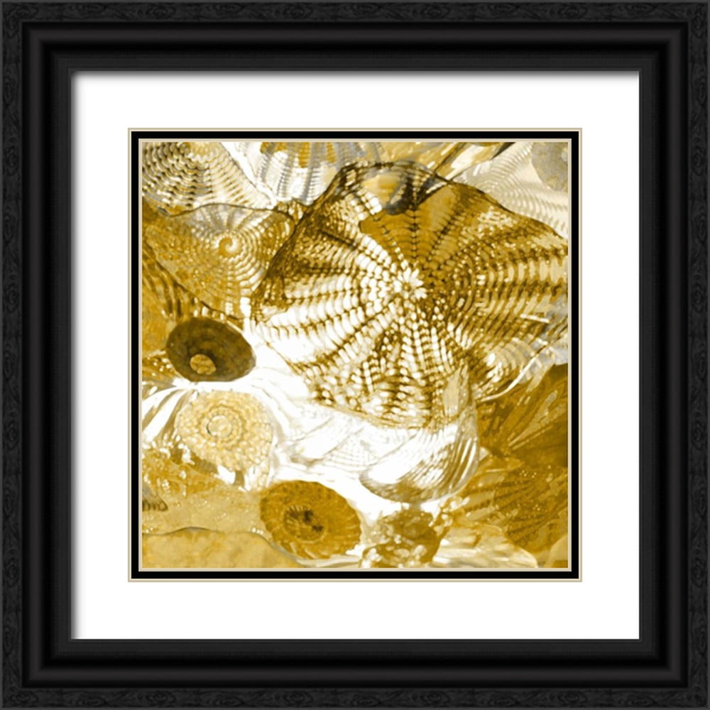 Carter, Charlie 26x26 Black Ornate Wood Framed with Double Matting ...