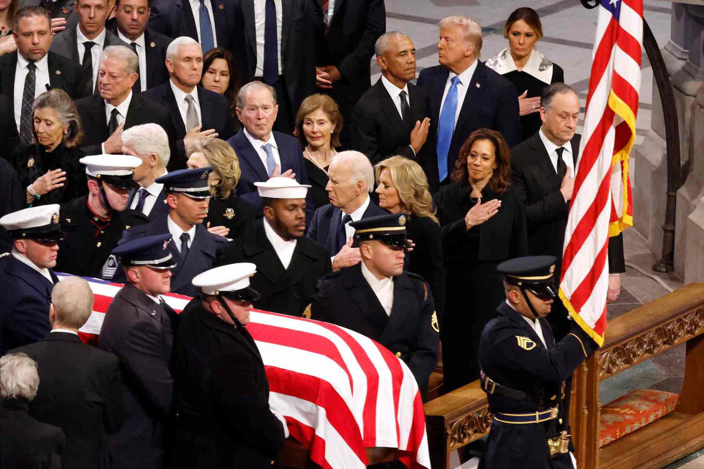 Carter Funeral Clinton Kamala Biden POSTER PICTURE PHOTO PRINT BANNER ...