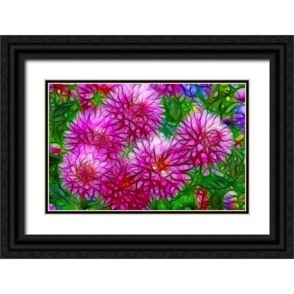 Carter, Jean 18x13 Black Ornate Wood Framed with Double Matting Museum ...