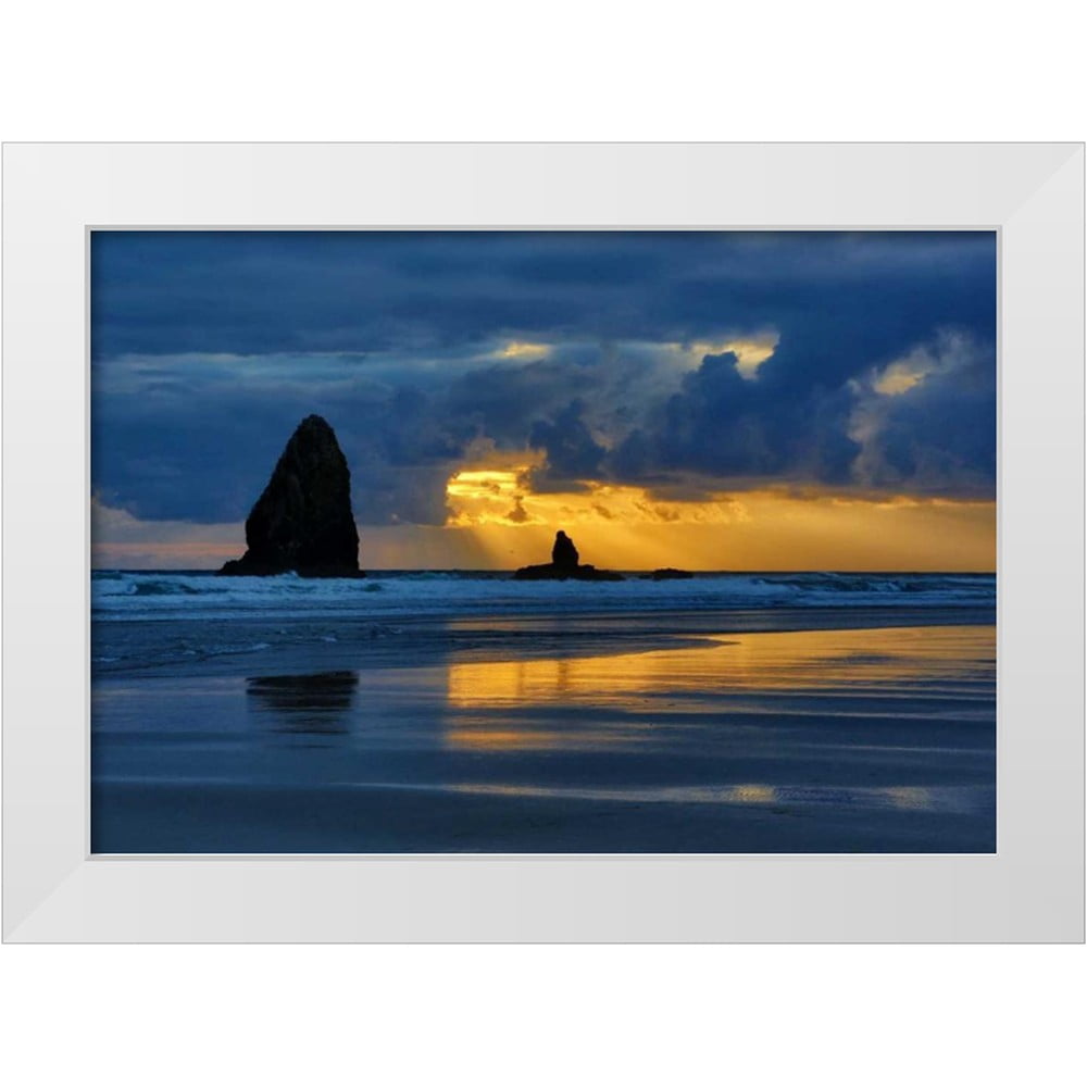 Carter, Jean 24x18 White Modern Wood Framed Museum Art Print Titled ...