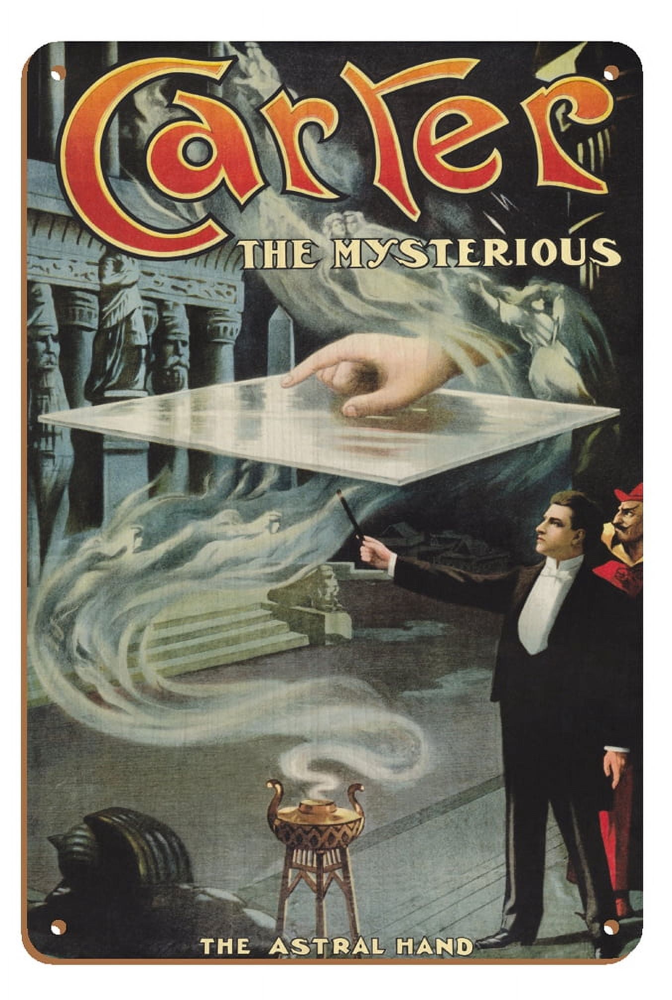 Carter The Mysterious - The Astral Hand - Vintage Magic Poster c.1905 ...