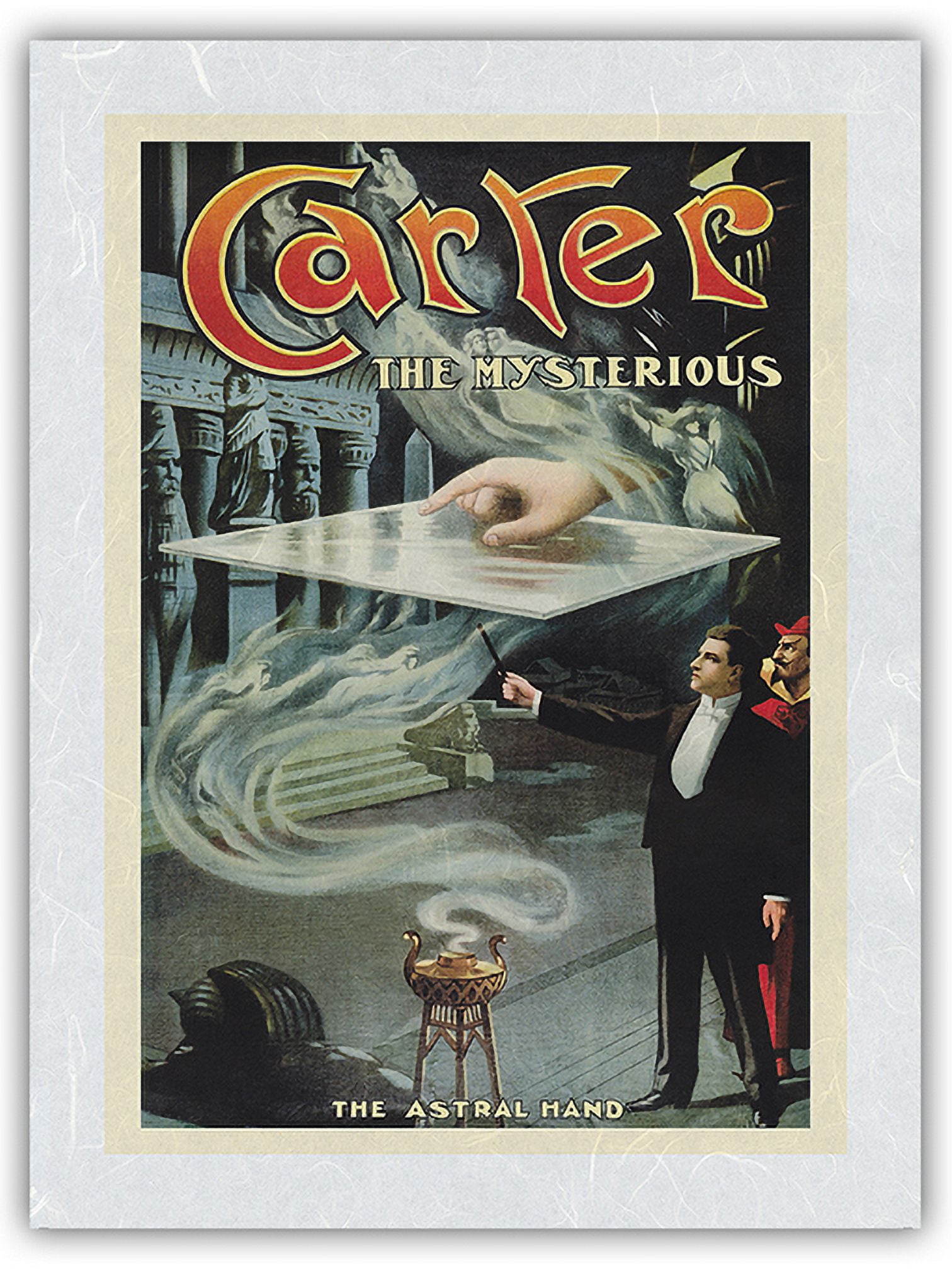 Carter The Mysterious - The Astral Hand - Vintage Magic Poster c.1905 ...