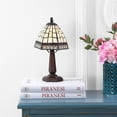 Carter Tiffany-Style 12" LED Table Lamp, Bronze - Walmart.com