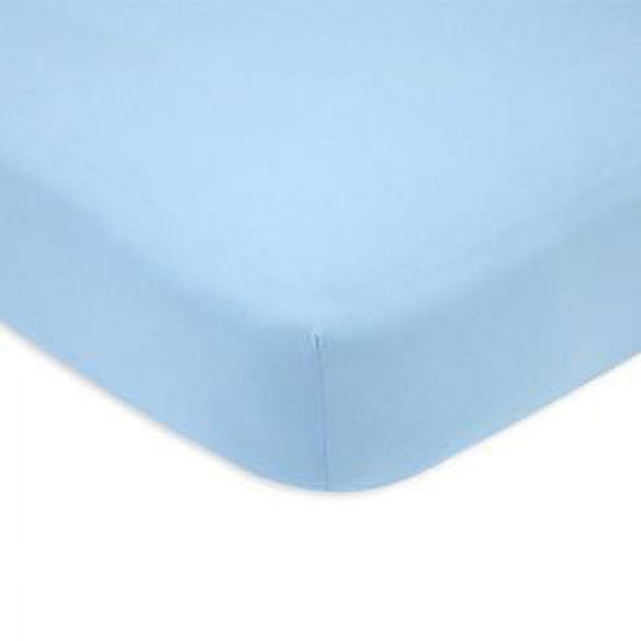 Carter's 100% Cotton Knit Fitted Crib Sheet - Blue - Walmart.com