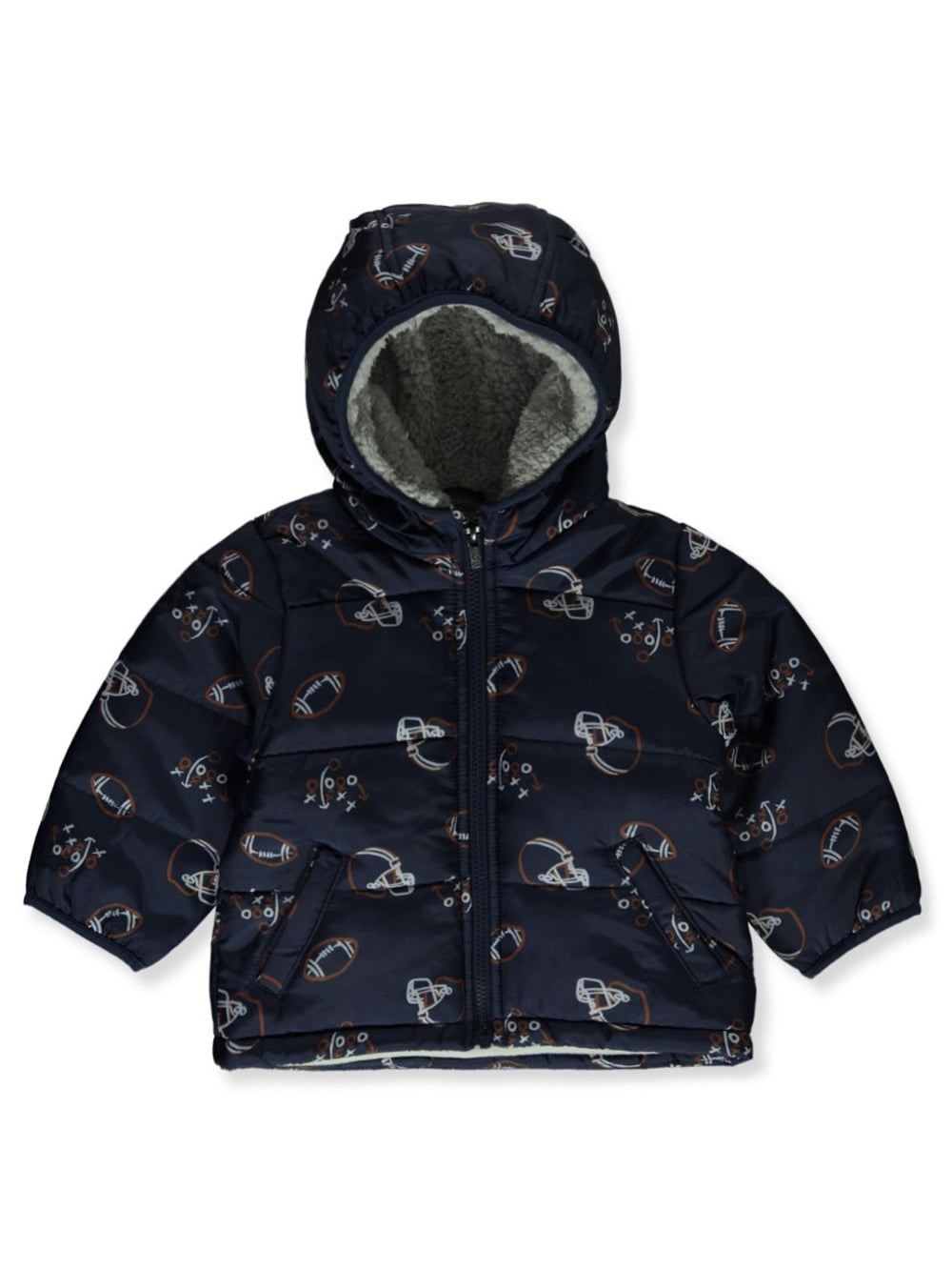 Carter's Baby Boys' Football Puffer Jacket - navy, 24 months (Infant ...