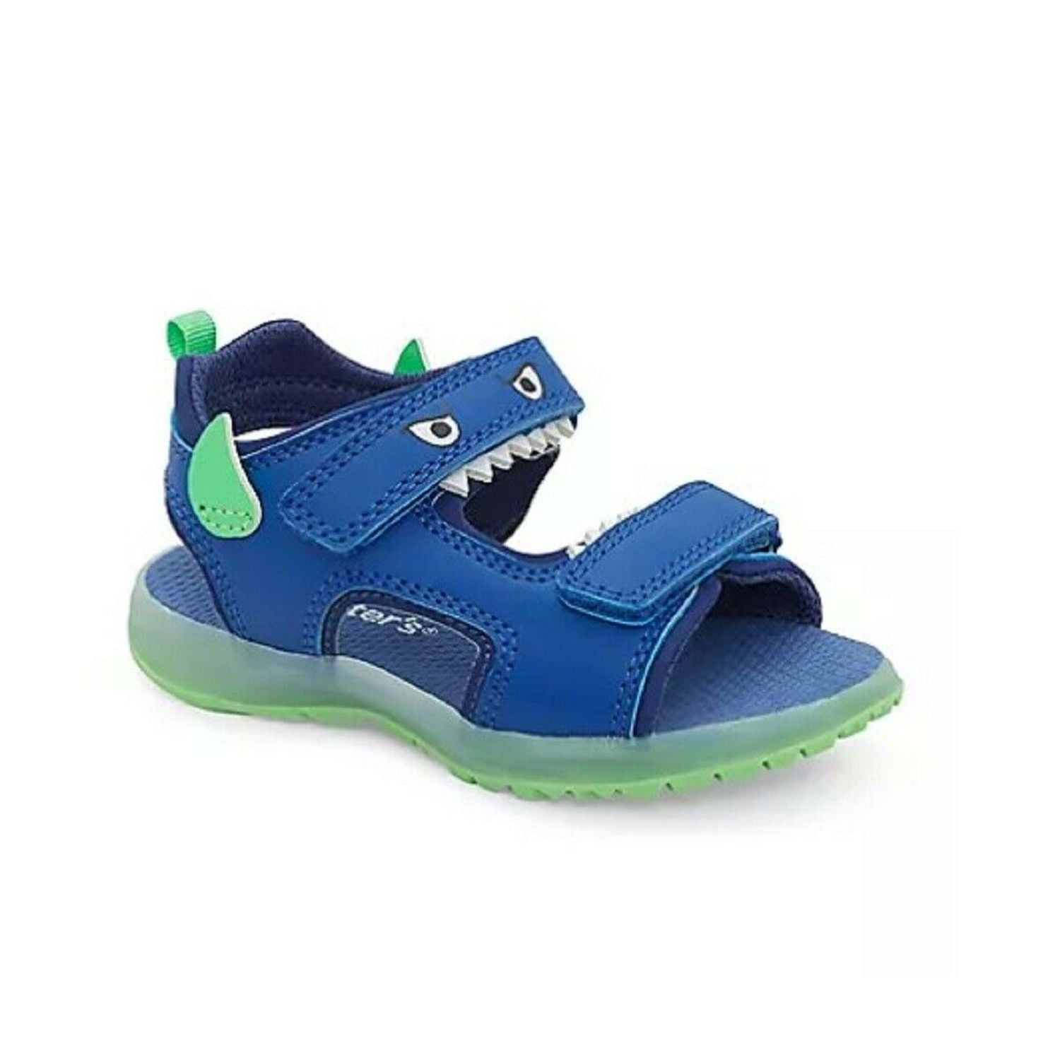 Carter's Toddler Boy's Hook & Loop Fun Light Up Summer Sandals (Blue ...