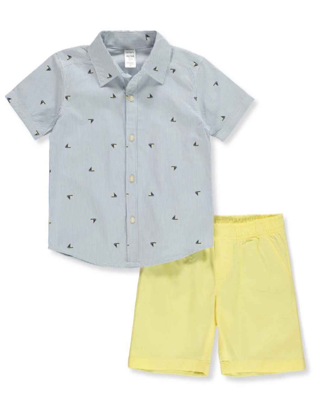 Carter's Boys' 2-Piece Spring Shorts Set Outfit - blue, 4t (Toddler ...