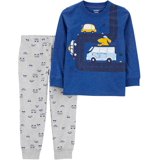 Carter's Boys' 2T-4T 2 Piece Long Sleeve Knit Top and Pants Set, Cars ...