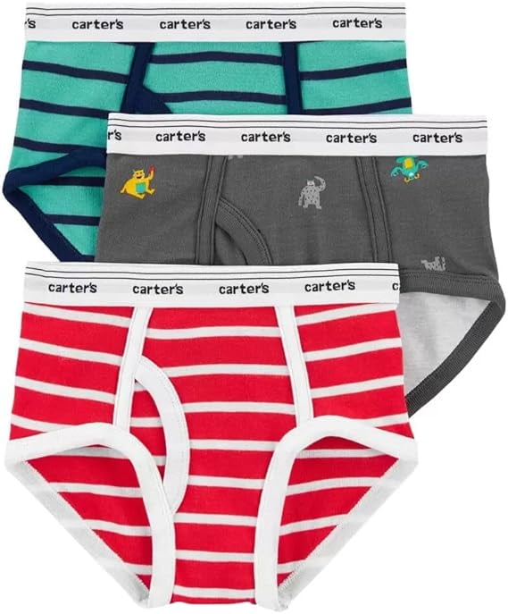 Carter's Boys' 3 Pack Cotton Briefs - Walmart.com