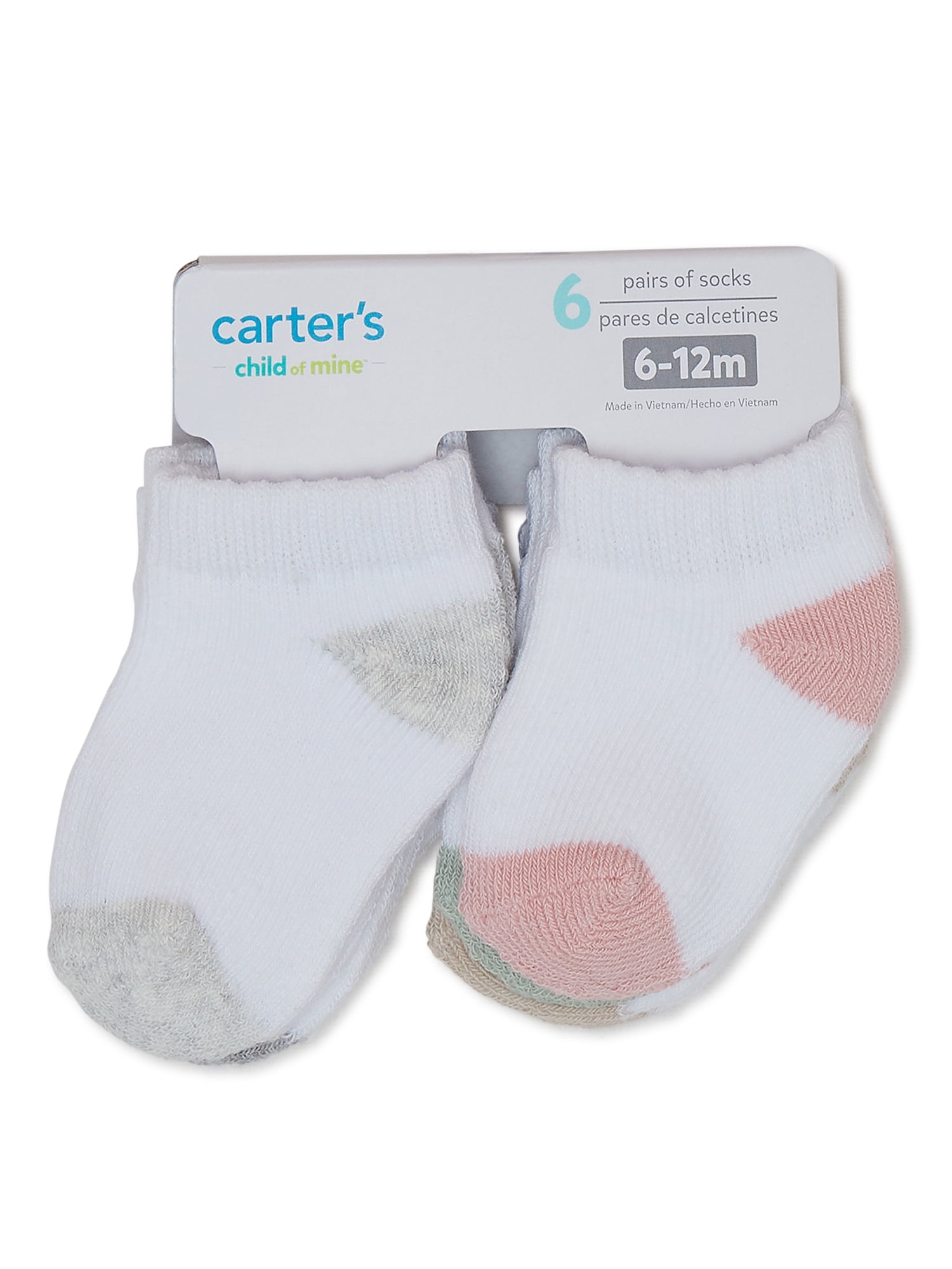 Carter's Child of Mine 0-12 M Cotton Polyester Spandex Baby Girl Terry ...