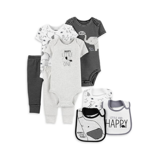 Carter's Child of Mine Baby Boy Baby Shower Layette Gift Set, 8-Piece, Preemie-24 Months ...