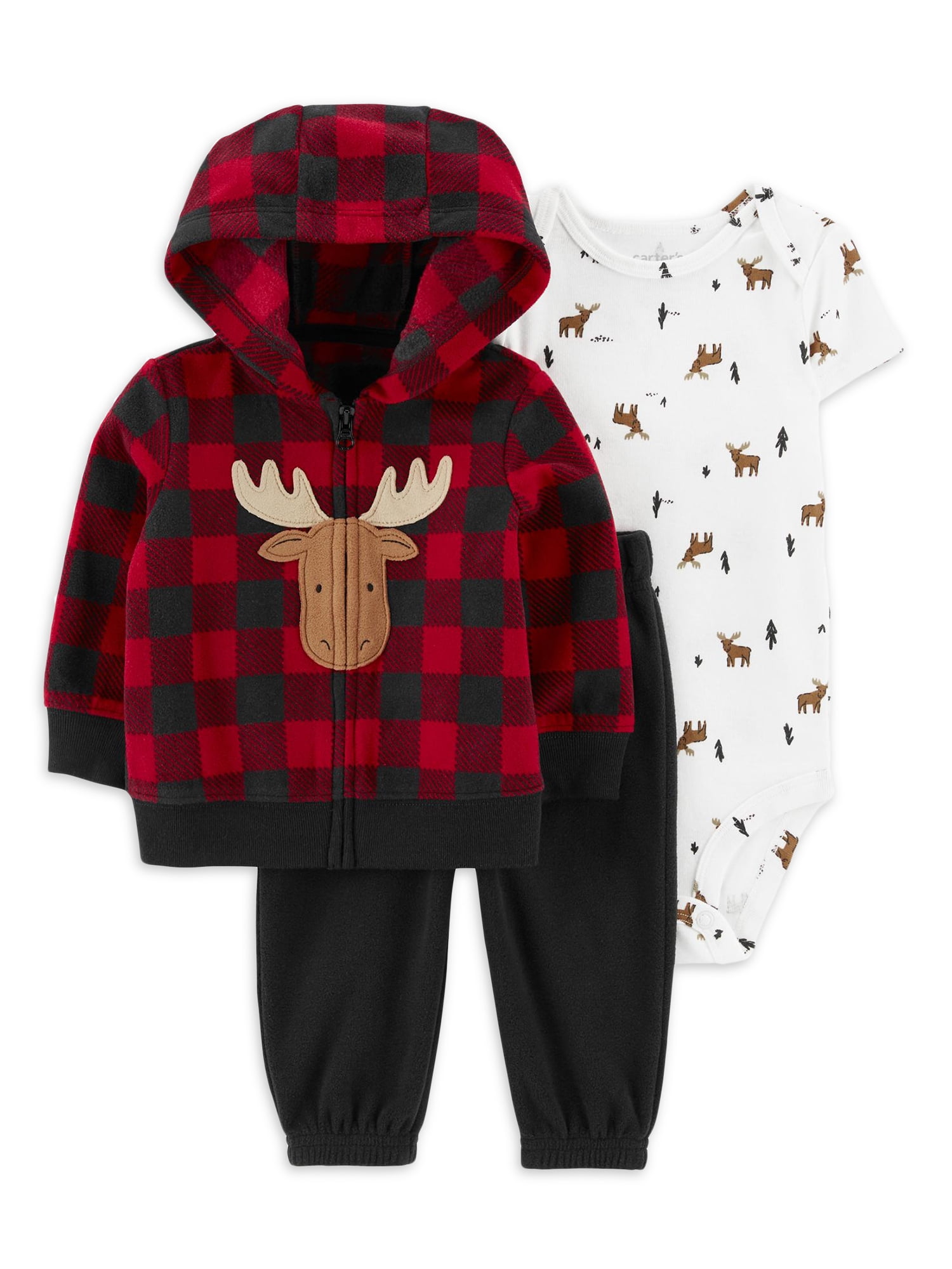 Carter's Child of Mine Baby Boy Cardigan Outfit Set, 3-Piece, 0/3-24 Months - Walmart.com