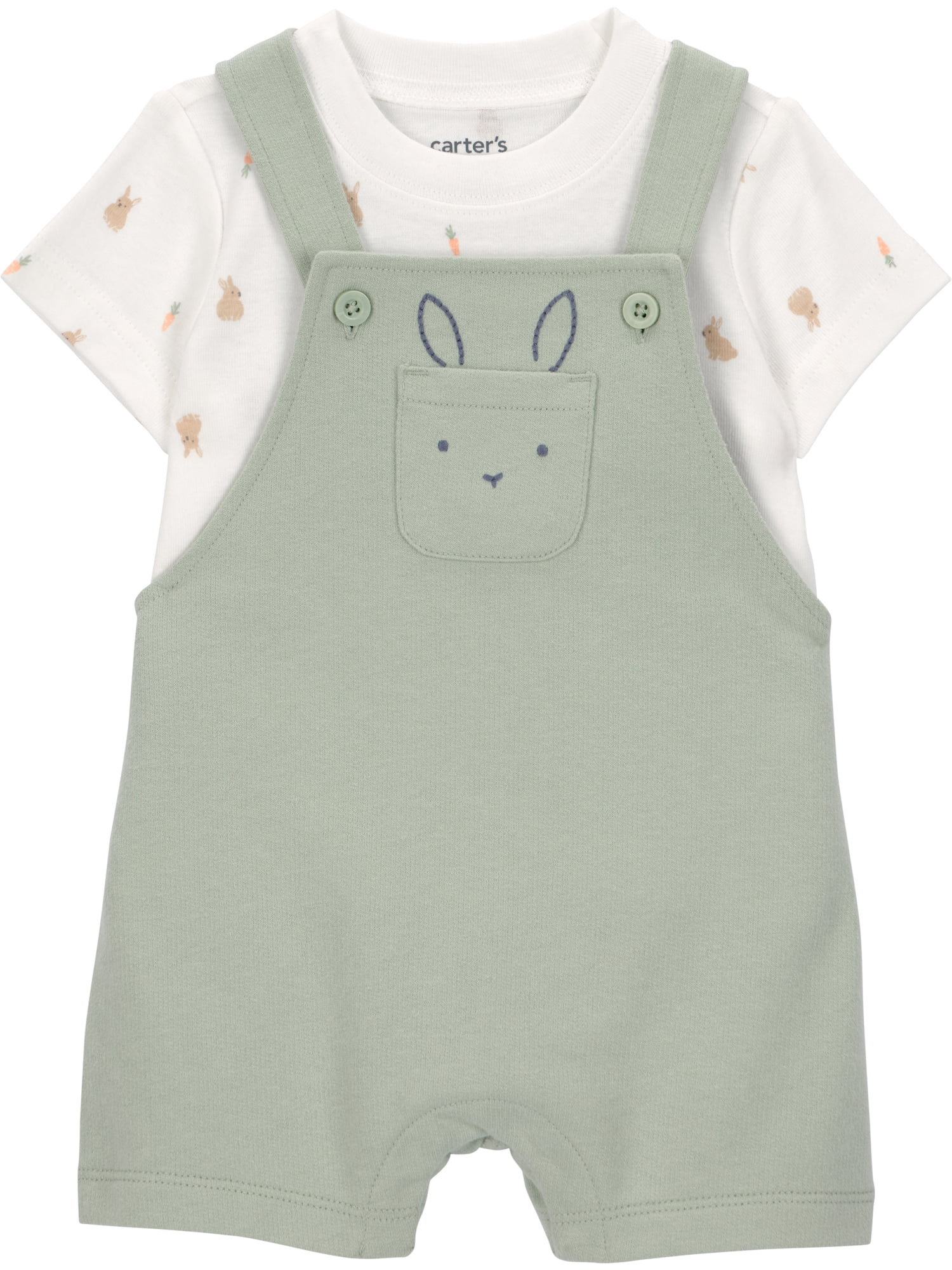 Carter's Child of Mine Baby Boy Easter Overalls Set, 2-Piece, Sizes ...