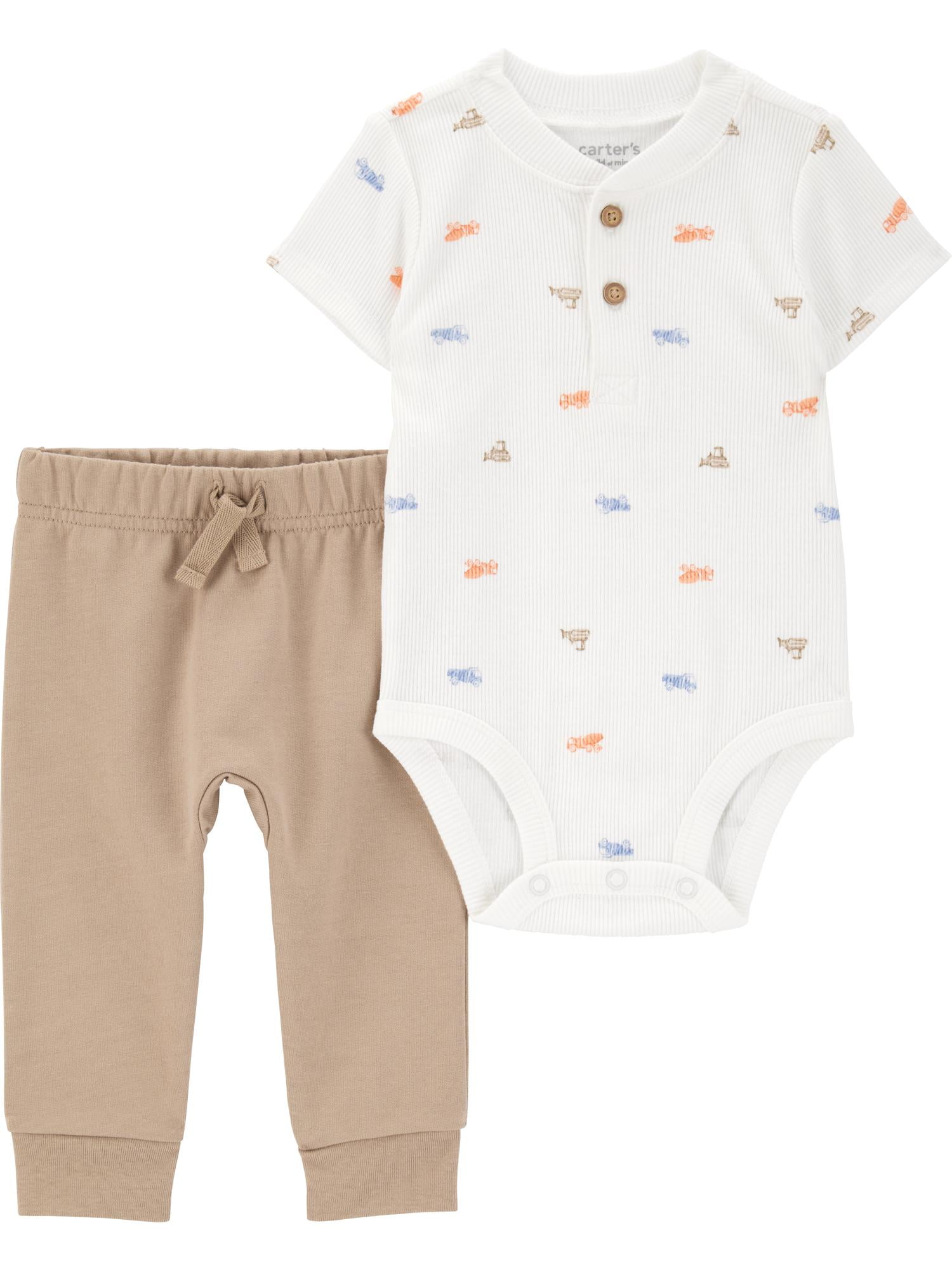 Carter's Child of Mine Baby Boy Outfit Set, 2-Piece, Sizes 0/3-24 Months - Walmart.com