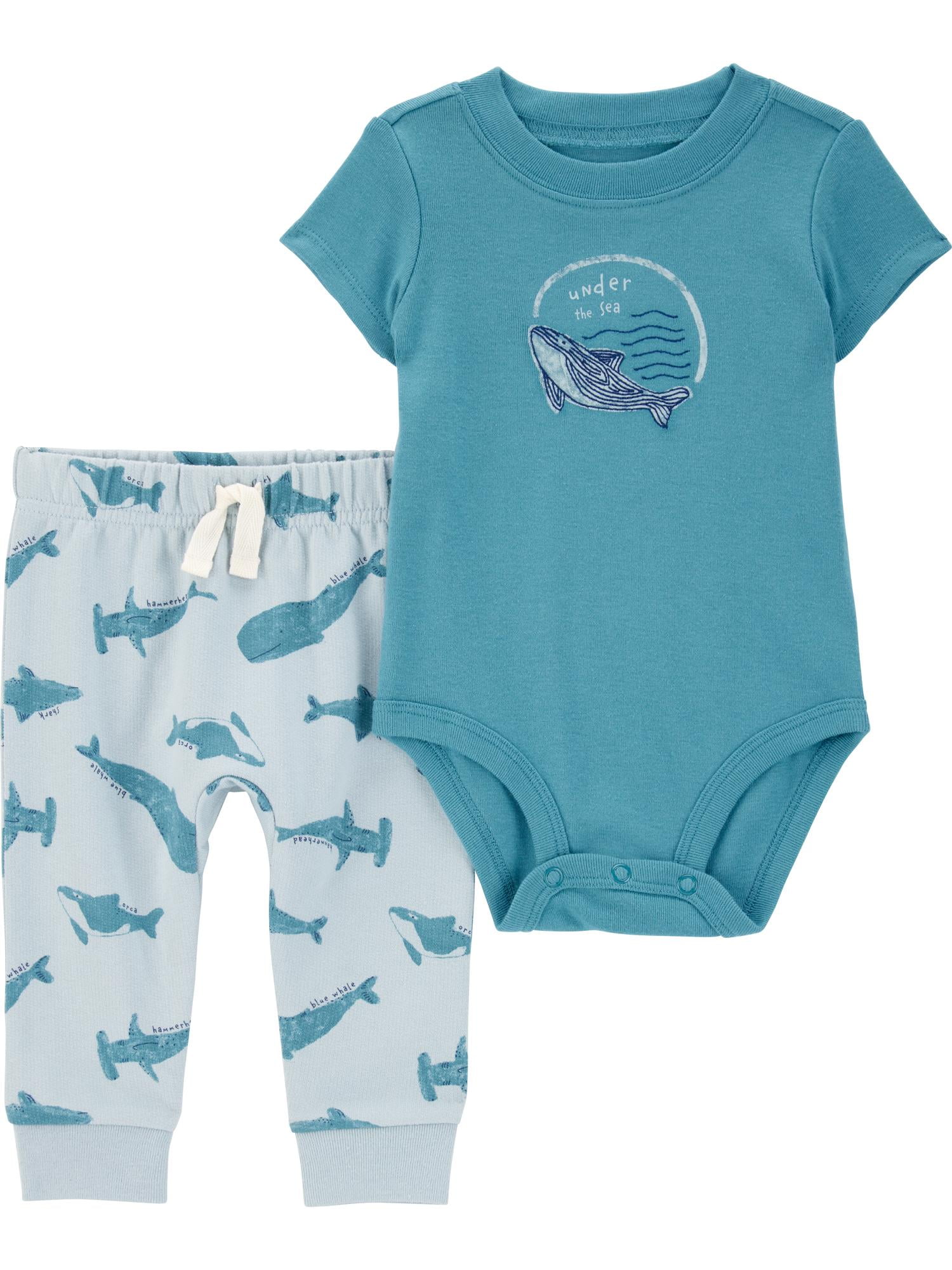 Carter's Child of Mine Baby Boy Outfit Set, 2-Piece, Sizes 0/3-24 Months - Walmart.com