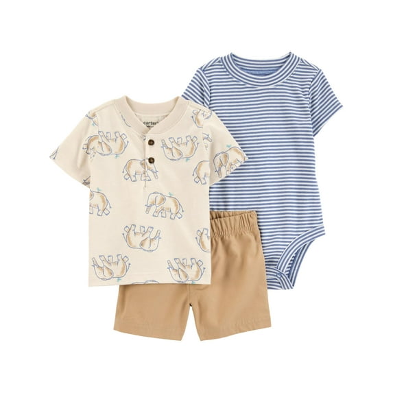 Carter's Child of Mine Baby Boy Outfit Set, 3-Piece, Sizes 0/3-24 Months - Walmart.com