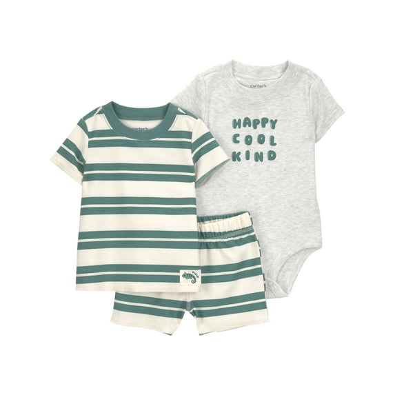 Carter's Child of Mine Baby Boy Outfit Set, 3-Piece, Sizes 0/3-24 ...