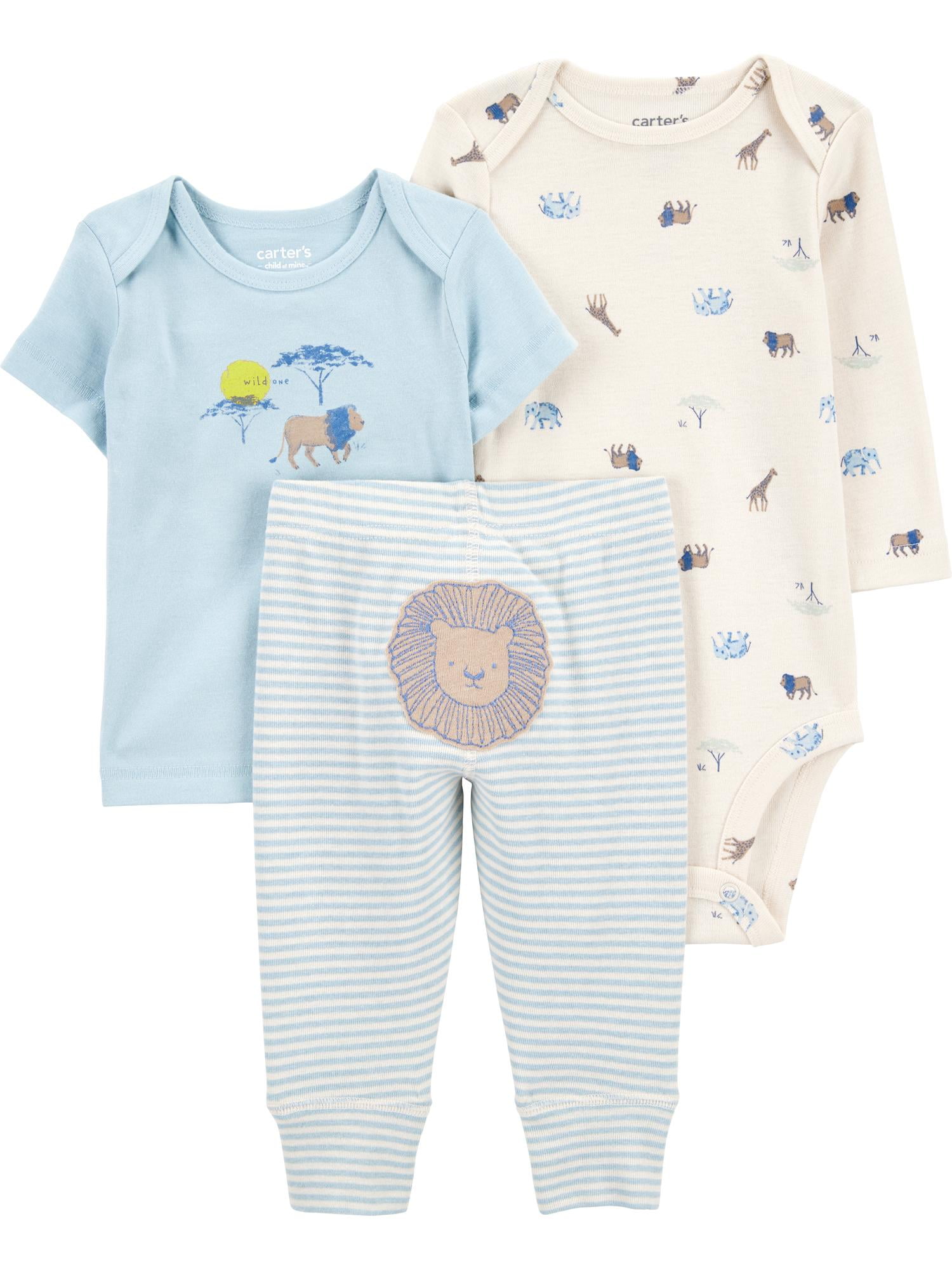 Carter's Child of Mine Baby Boy Outfit Set, 3-Piece, Sizes 0/3-24 Months - Walmart.com