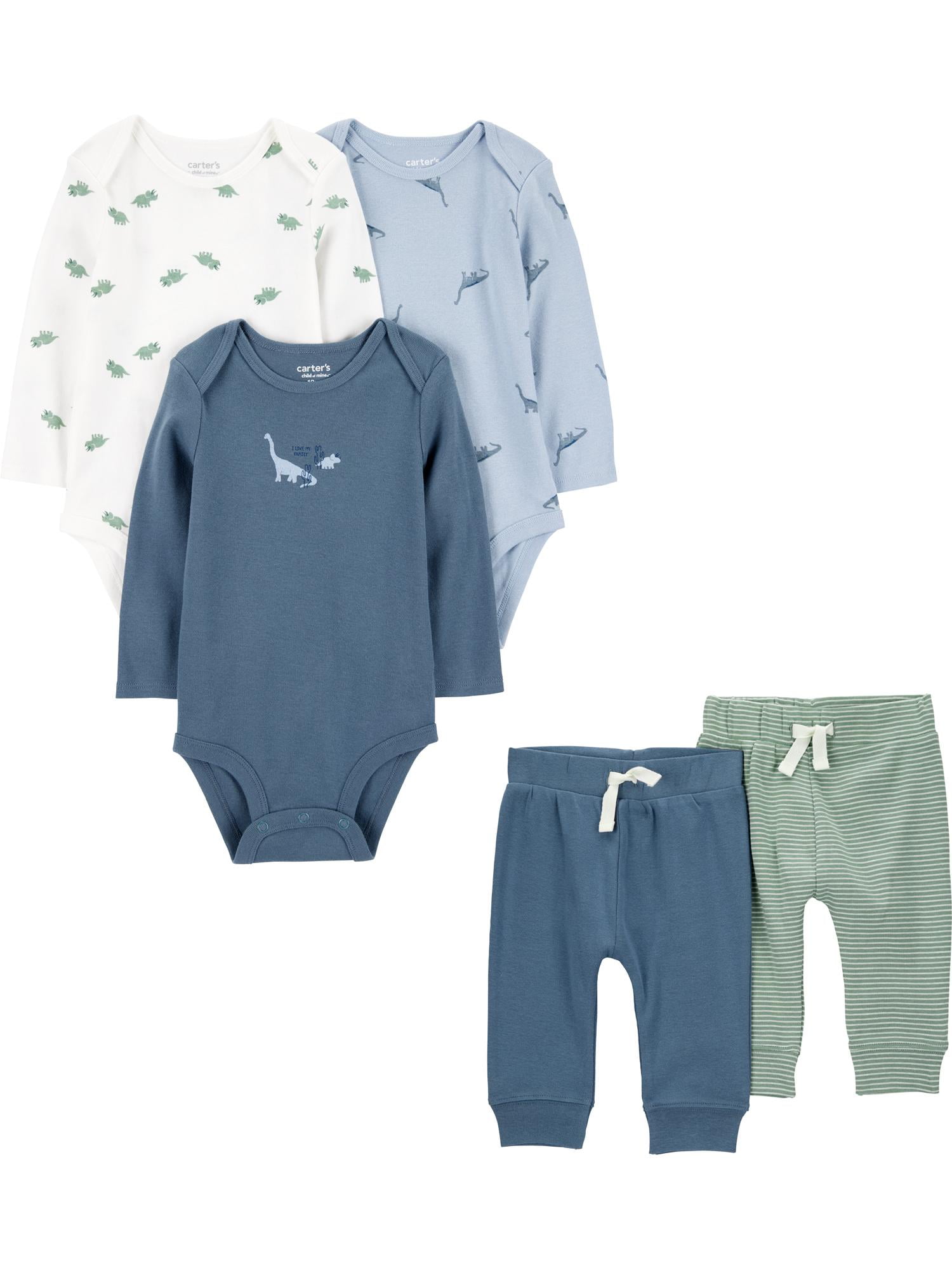 Carter's Child of Mine Baby Boy Outfit Set, 5-Piece, Sizes Preemie-18 ...