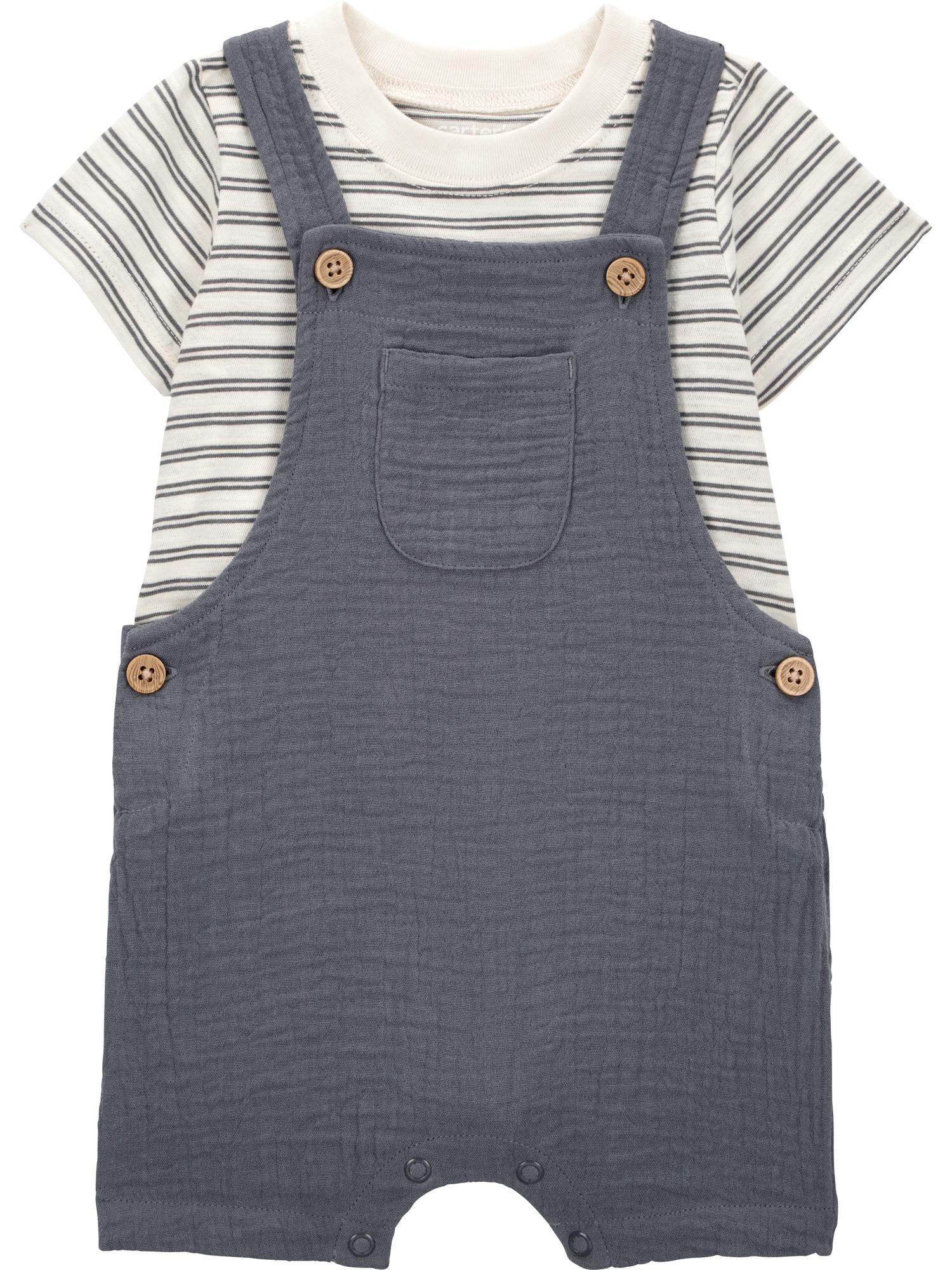 Carter's Child of Mine Baby Boy Overalls, 2-Piece, Sizes 0/3-24 Months ...