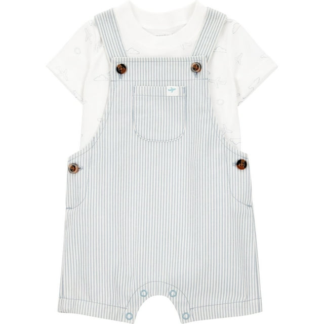 Carter's Child of Mine Baby Boy Overalls, 2-Piece, Sizes 0/3-24 Months - Walmart.com