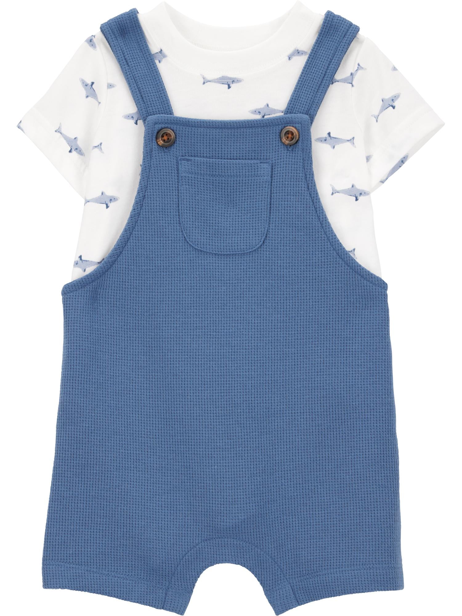 Carter's Child of Mine Baby Boy Overalls, 2-Piece, Sizes 0/3-24 Months - Walmart.com