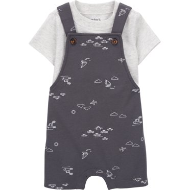 Carter's Child of Mine Baby Boy Overalls Set, 2-Piece, Sizes 0/3-24 Months - Walmart.com