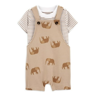 Carter's Child of Mine Boy's Breathable Cotton Overall, Size 3–6 Months - Walmart.com