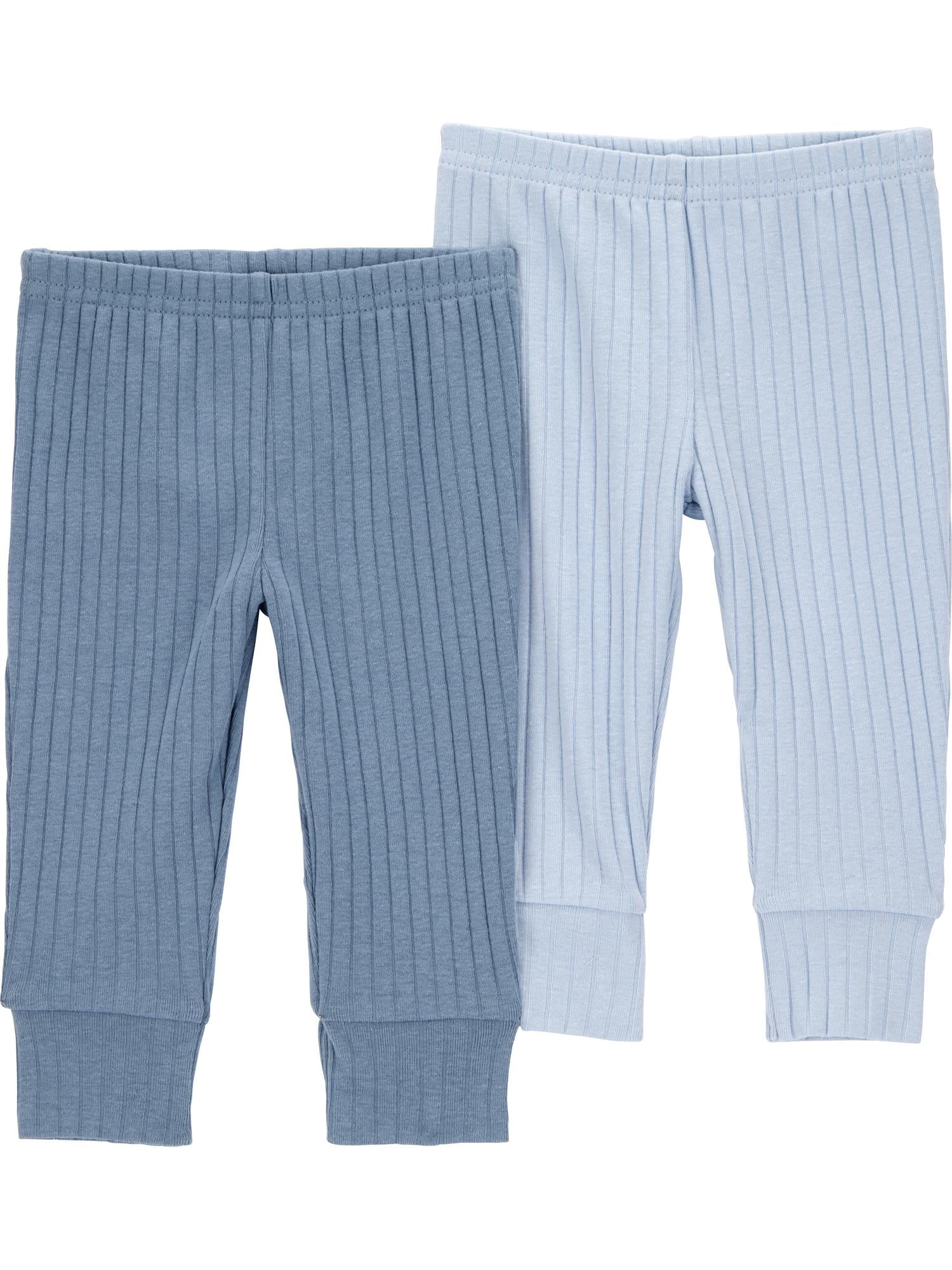 Carter's Child of Mine Baby Boy Pants Set, 2-Pack, Blue, Cotton ...