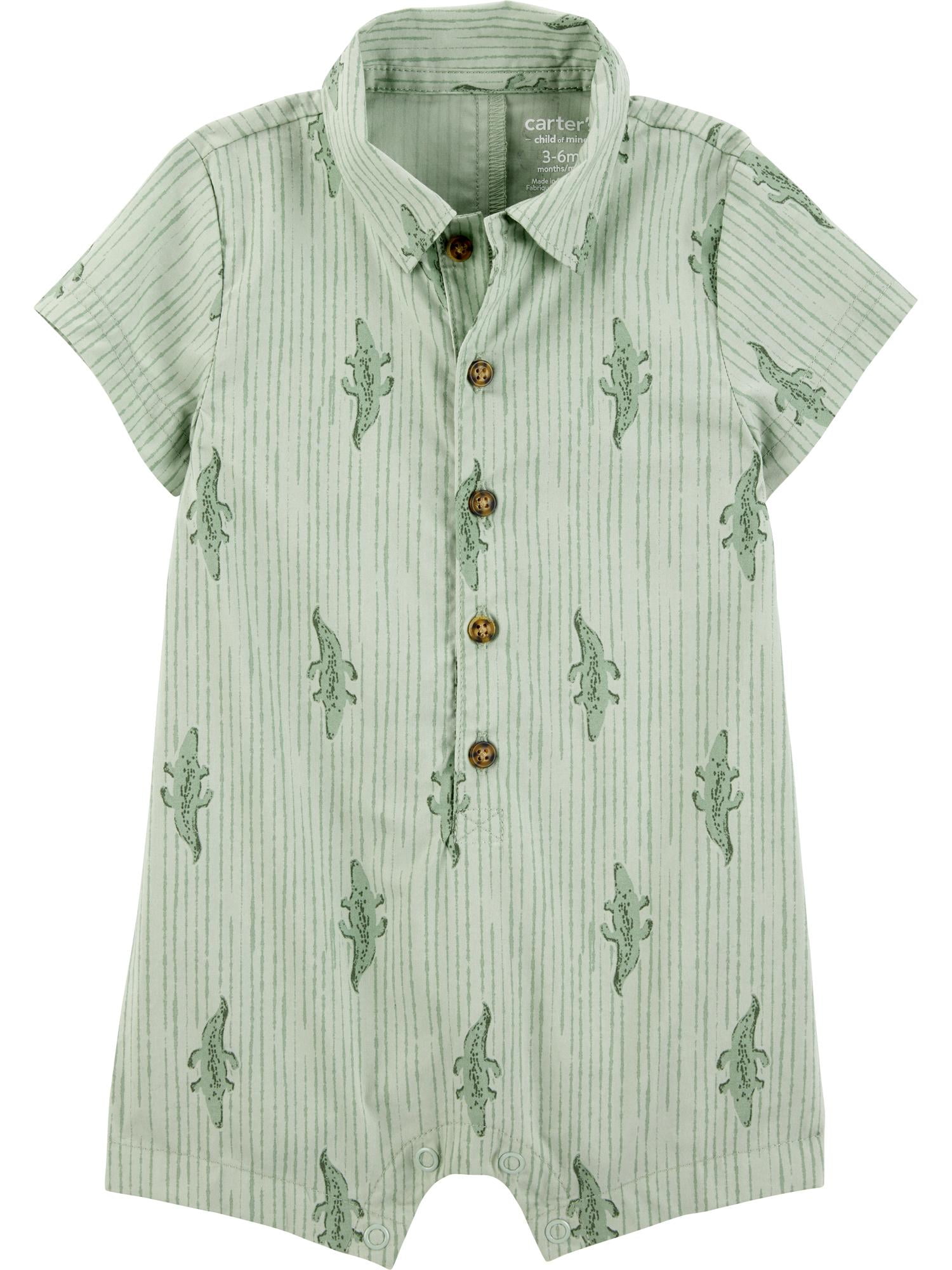 Carter's Child of Mine Baby Boy Romper, Sizes 0/3-24 Months - Walmart.com