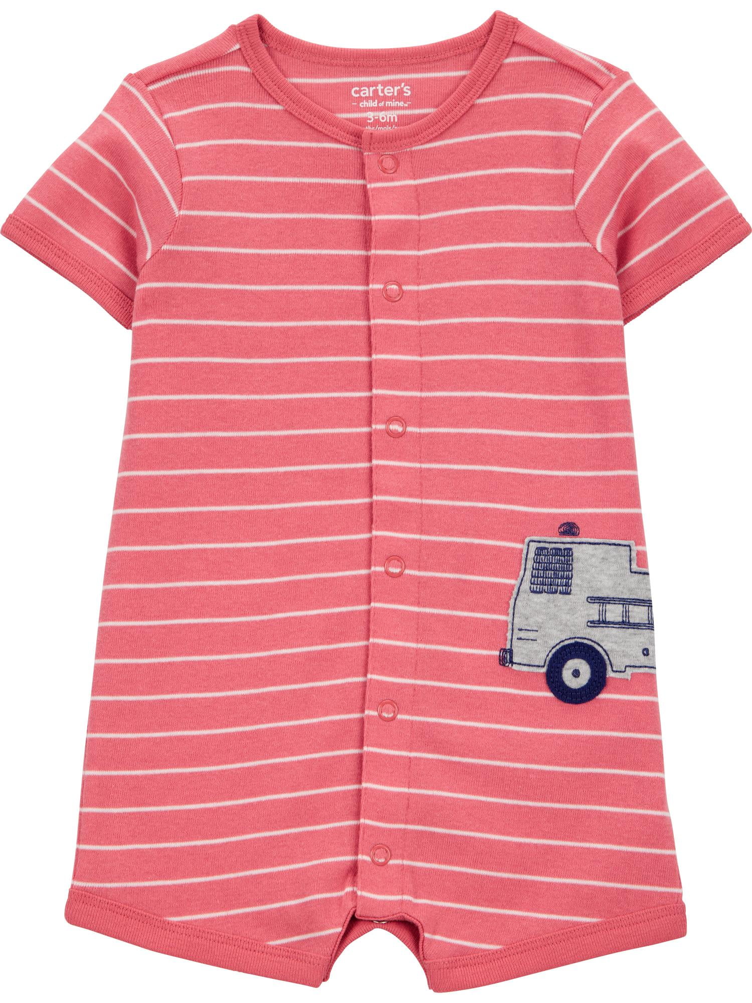 Carter's Child of Mine Baby Boy Romper, One-Piece, Sizes 0/3-24 Months ...