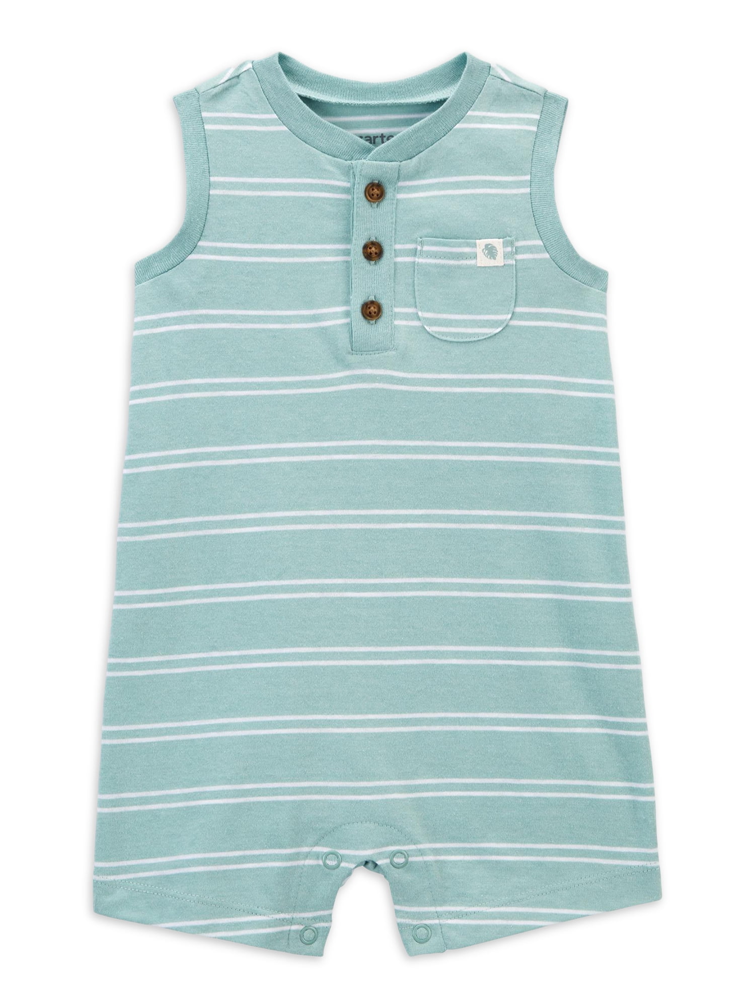 Carter's Child of Mine Baby Boy Romper, One-Piece, Sizes 0/3-24 Months ...