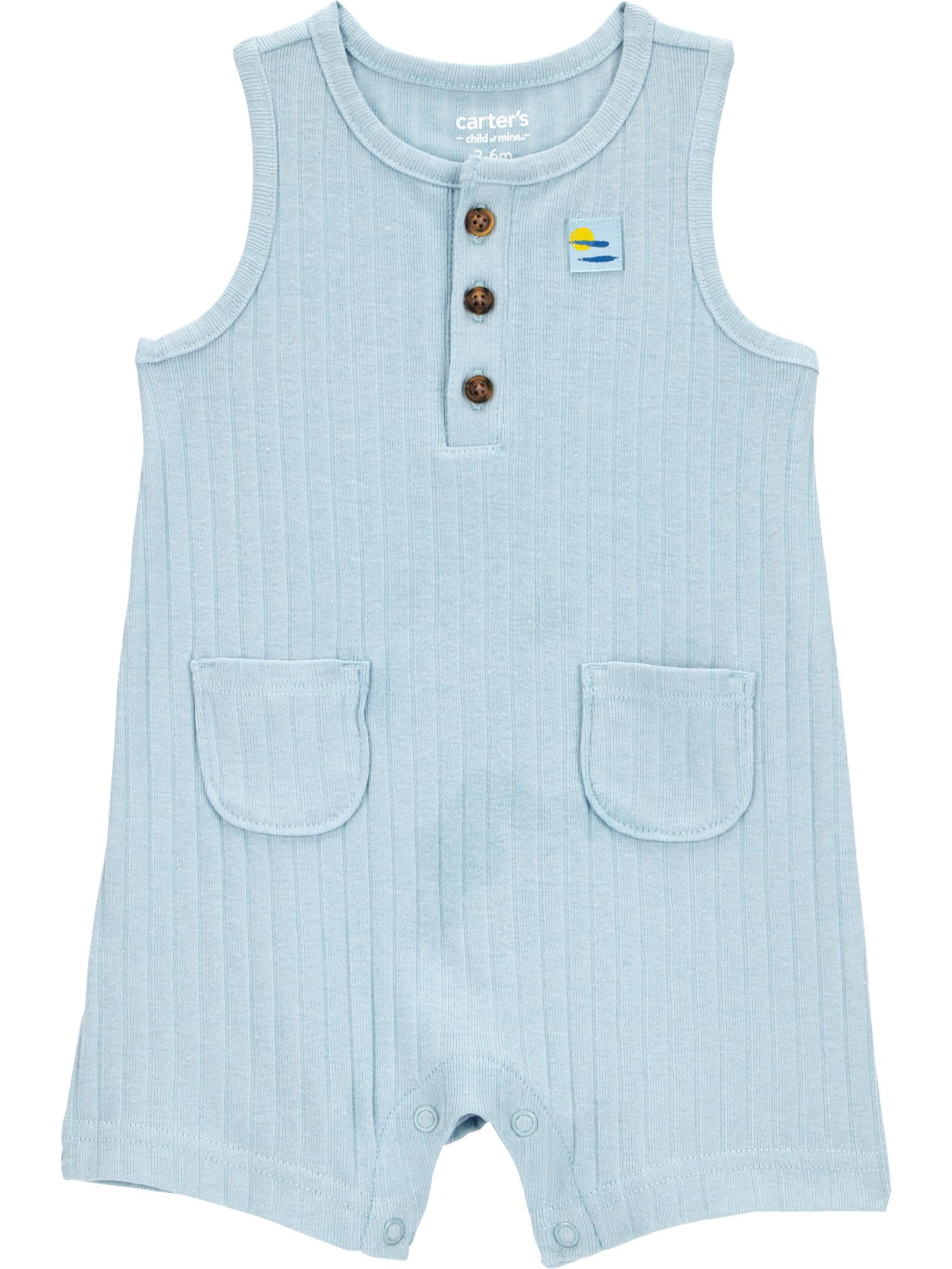 Carter's Child of Mine Baby Boy Romper, Sizes 0/3-24 Months - Walmart.com
