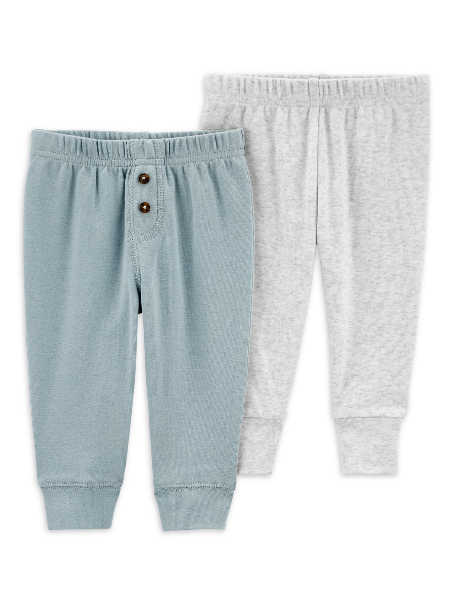 Carter's Child of Mine Baby Boys Grey Pant, 2-Pack, Sizes 0-12 Months ...