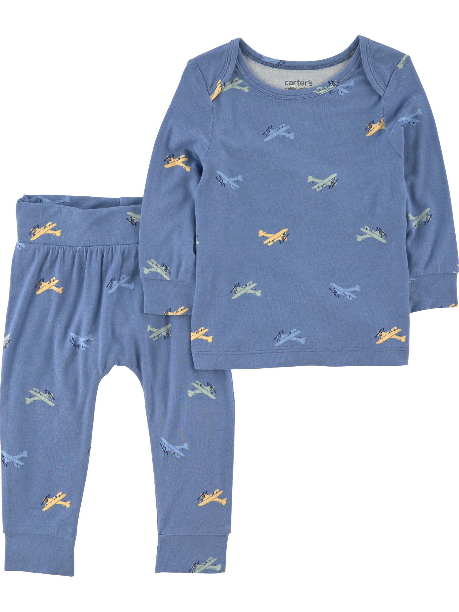 Carter's Child of Mine Baby ComfySoft Outfit Set, 2-Piece Sizes Preemie ...