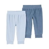 Carter's Child of Mine Baby Fleece Pants, 2-Pack, Sizes Preemie-18 ...