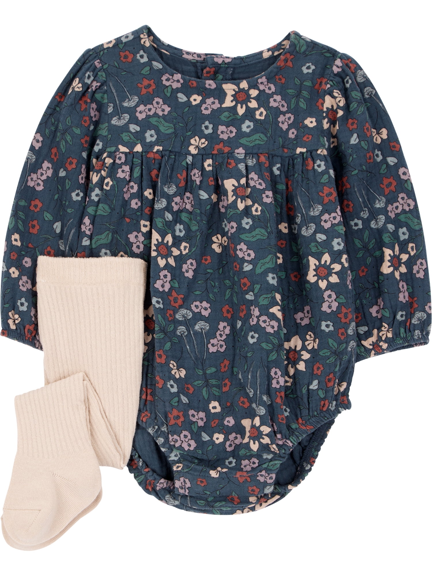 Carter's Child of Mine Baby Girl Bubble Romper Set, 2-Piece, Sizes 0/3 ...