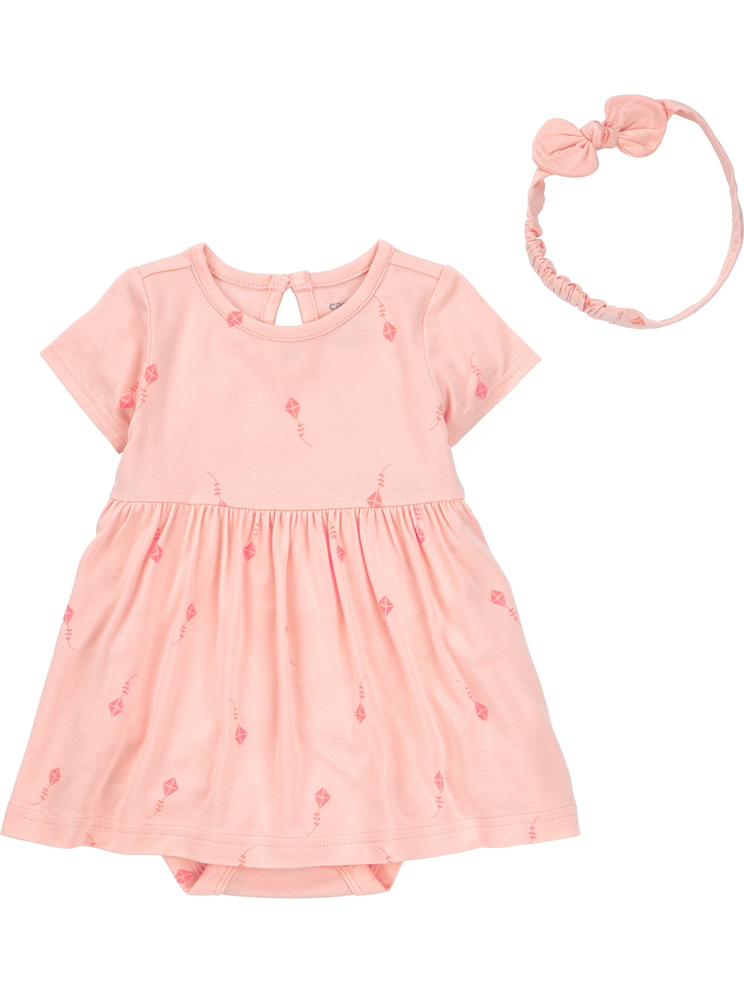 Carter's Child of Mine Baby Girl ComfySoft Dress Set, 2-Piece Sizes ...